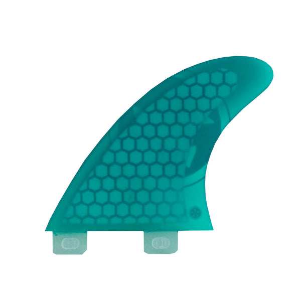 Phase Five 3.7 Honey Comb Surf Twin Fin (Green) - Phase 5 Wakesurf Boards