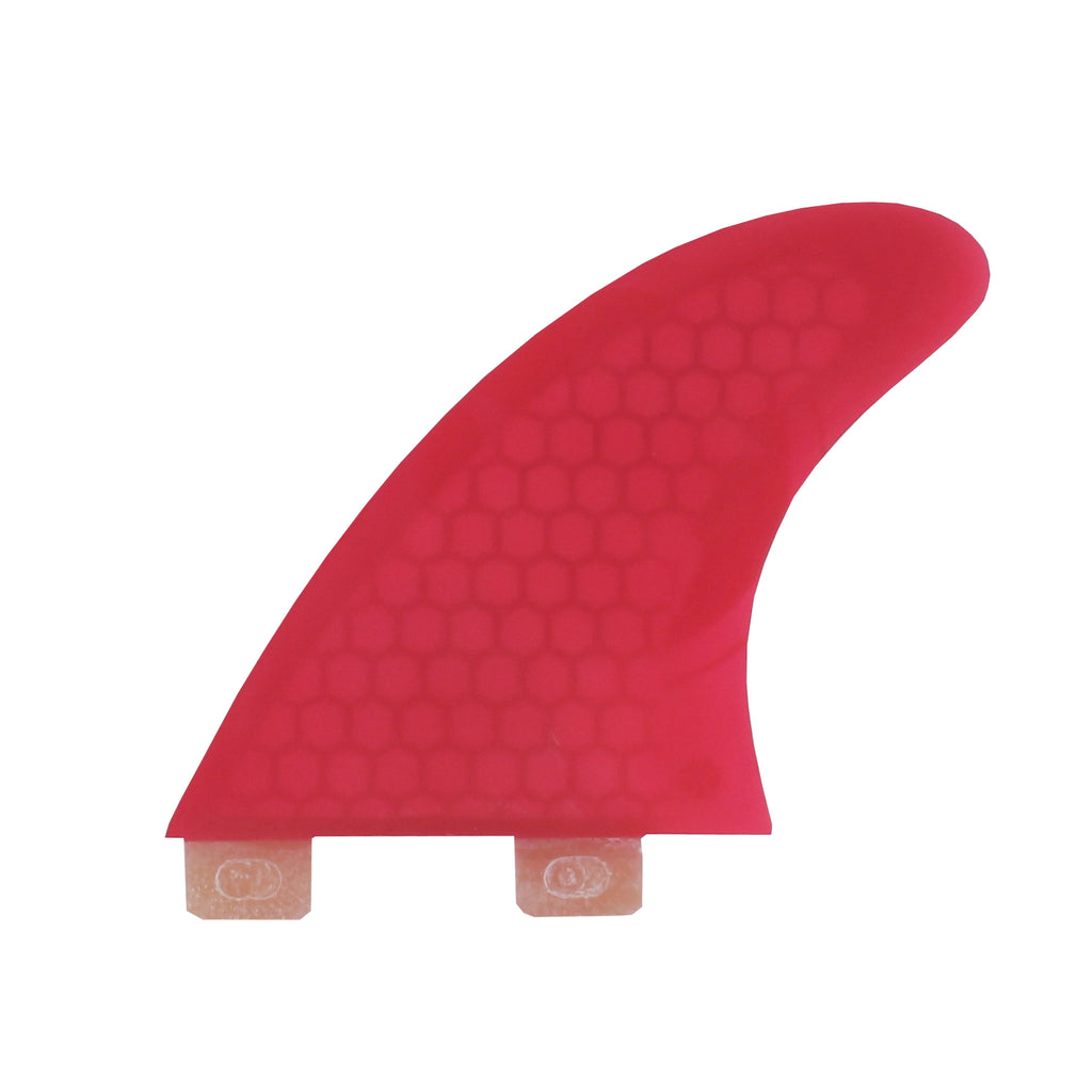 Phase Five 3.7 Honey Comb Surf Twin Fin (Red) – Phase 5 Wakesurf Boards